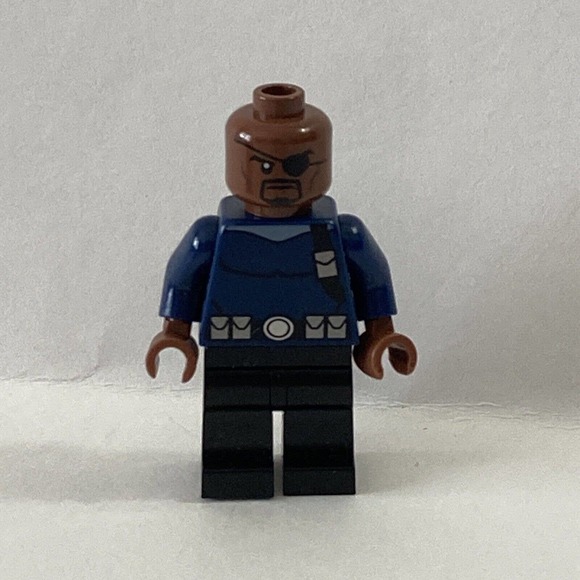 Lego | Toys | Lego Minifigure Marvel Superheroes Nick Fury Sh56 | Poshmark